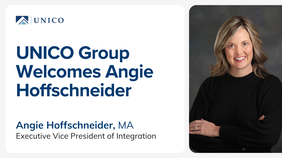 UNICO Group is pleased to announce the addition of Angie Hoffschneider ...